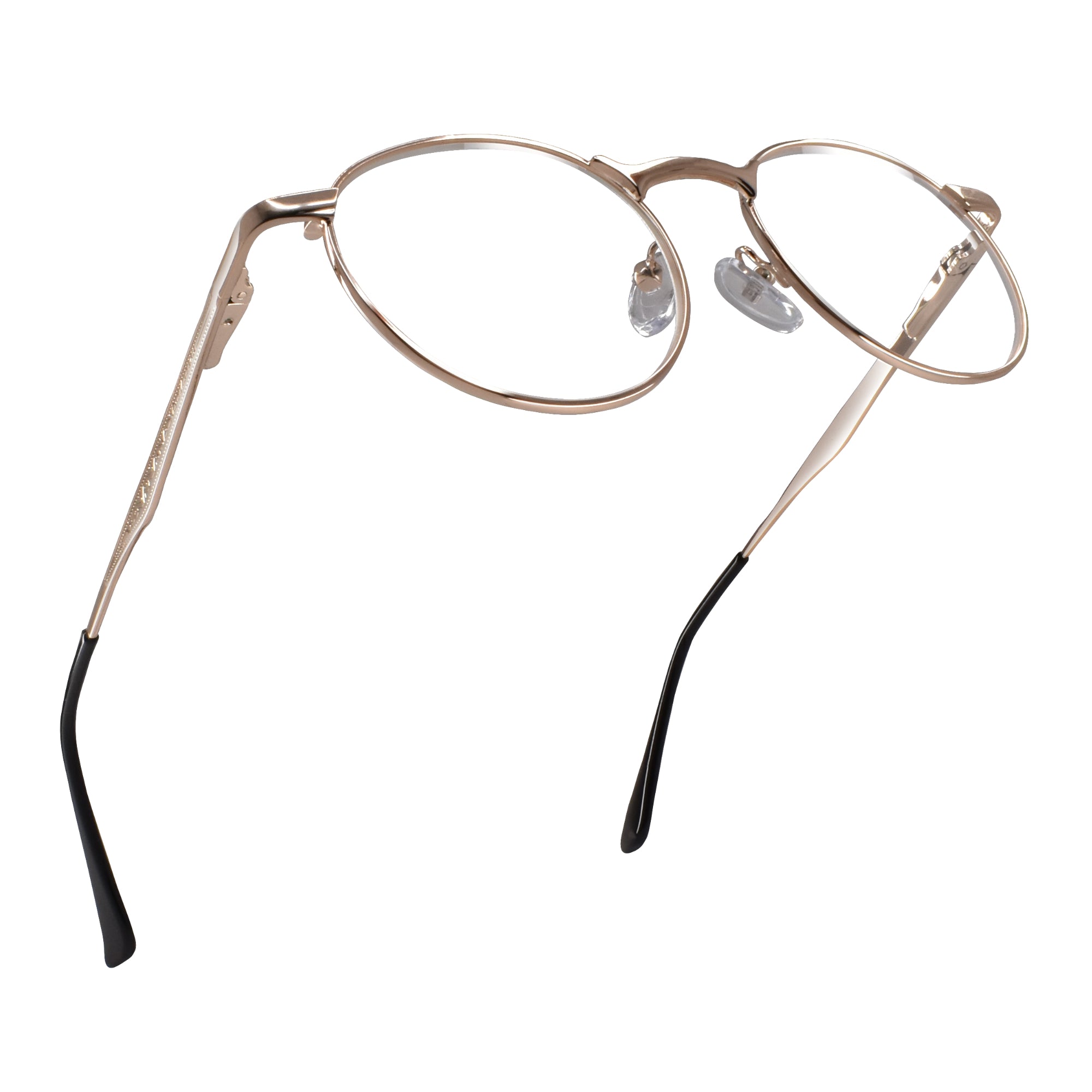 Wire rim reading glasses metal thin rimmed round frame - 2SeeLife