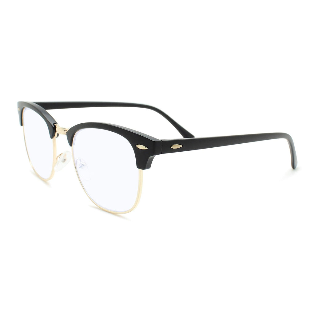 Gold Wire Rim Retro Browline Blue Light Reading Glasses– 2SeeLife
