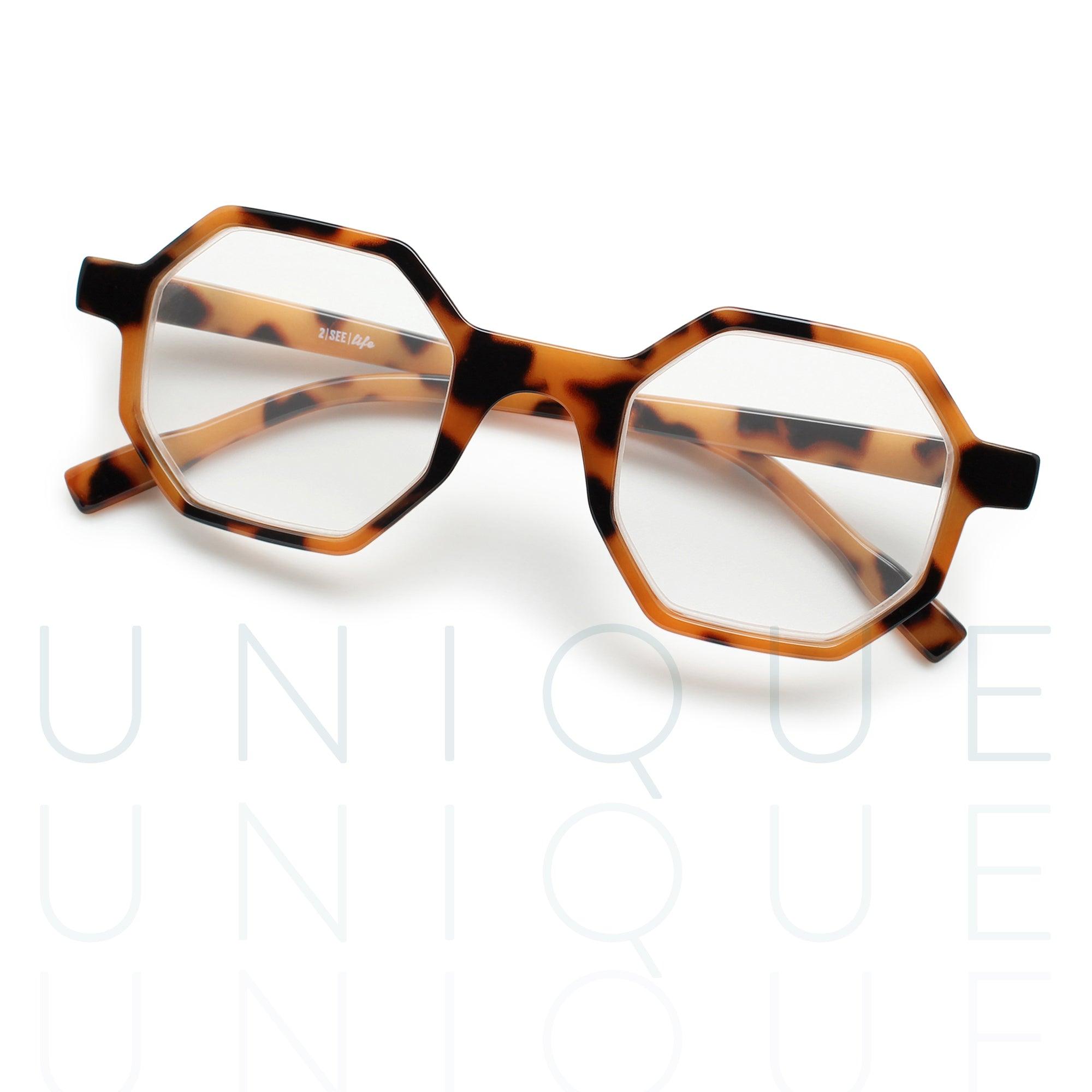 Buy Hexagon and Octagon Reading Eyeglasses Frame | 2SeeLife