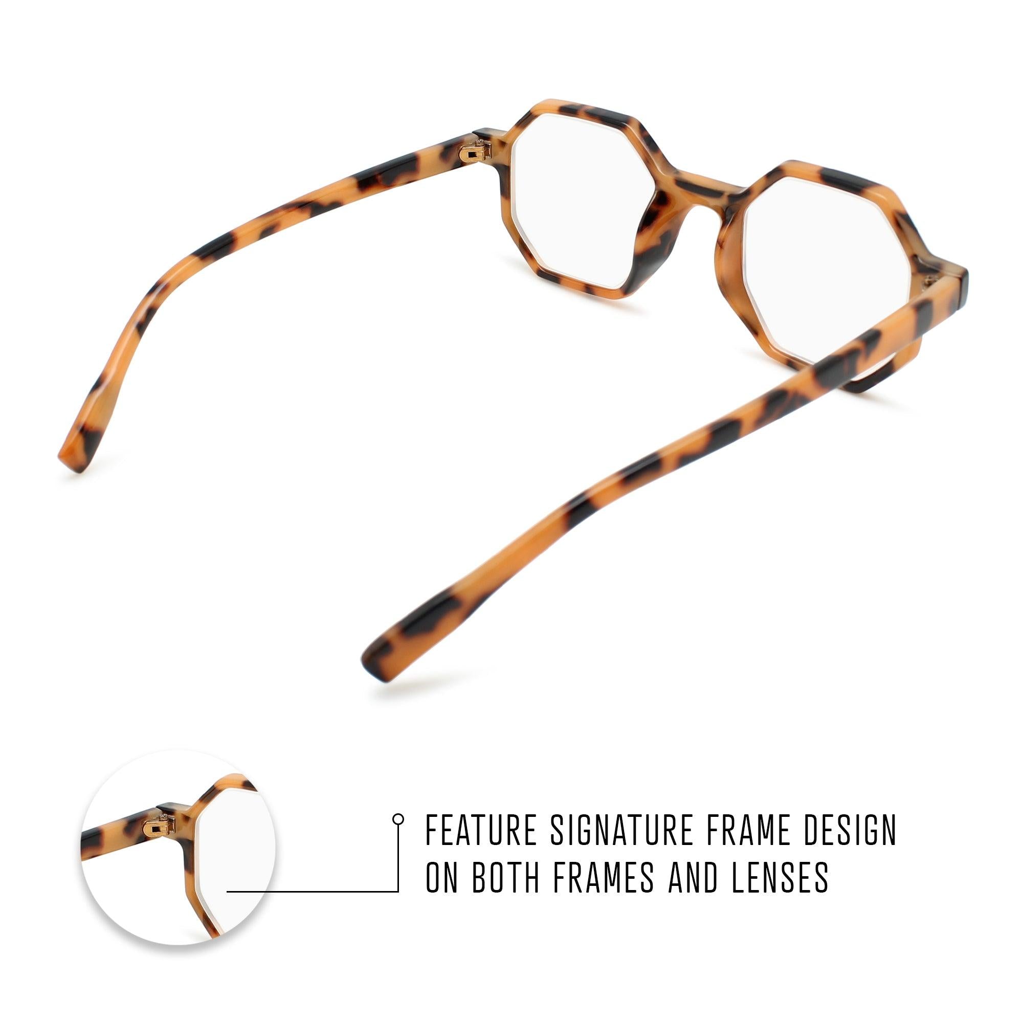 Buy Hexagon And Octagon Reading Eyeglasses Frame 2seelife